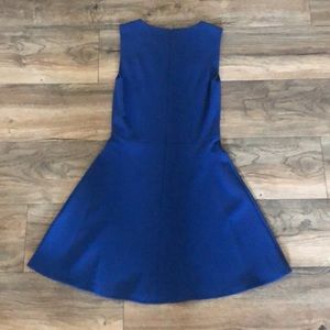 French Connection | Dresses | French Connection Royal Blue Cut Out Mini ...